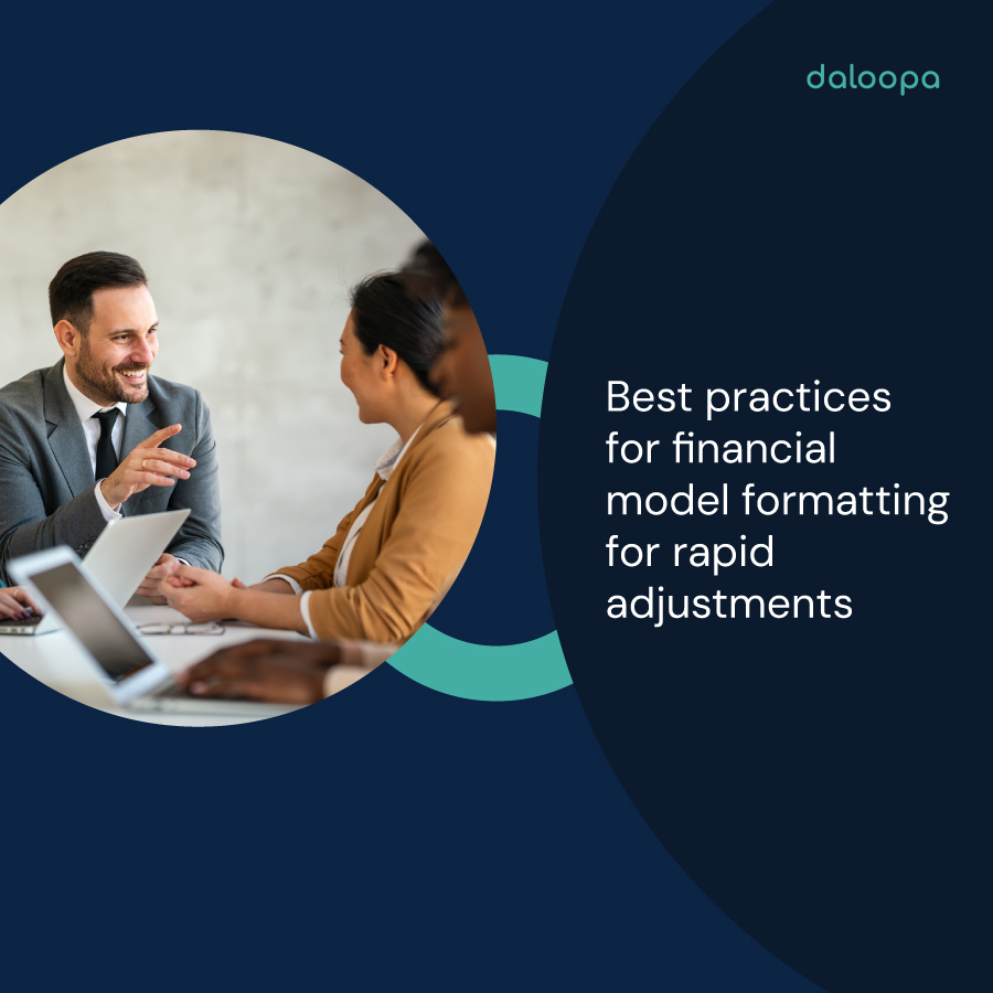 Best Practices for Financial Model Formatting for Rapid Adjustments