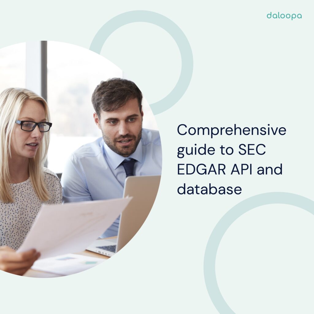 Comprehensive Guide to SEC EDGAR API and Database