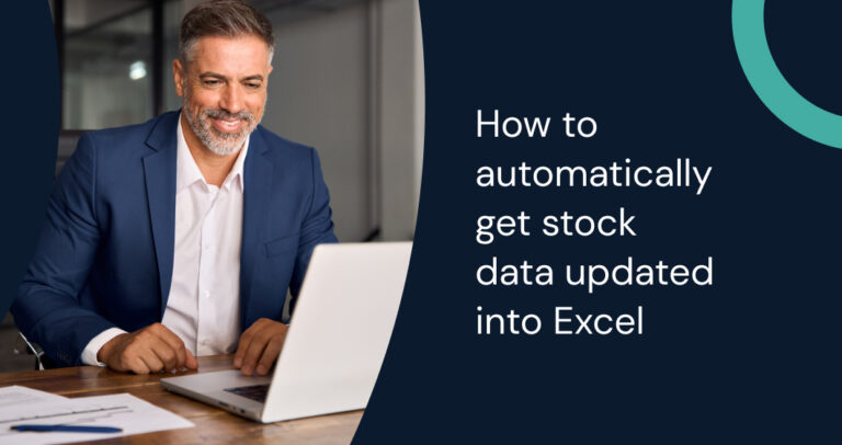 How To Automatically Get Stock Data Updated Into Excel